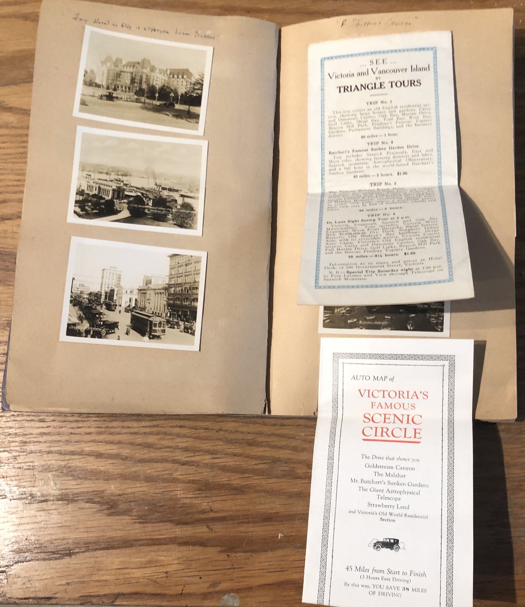 1930 SCRAPBOOK TRIP TO NORTHWEST, CANADA and CALIFORNIA